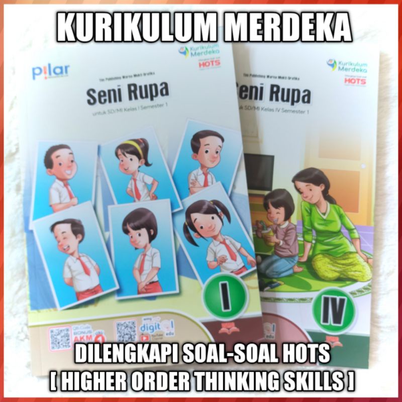 Jual SENI RUPA Kelas 1 & 4 SD/MI Semester 1 Kurikulum Merdeka - PT. Warna Mukti Grafika | Shopee ...