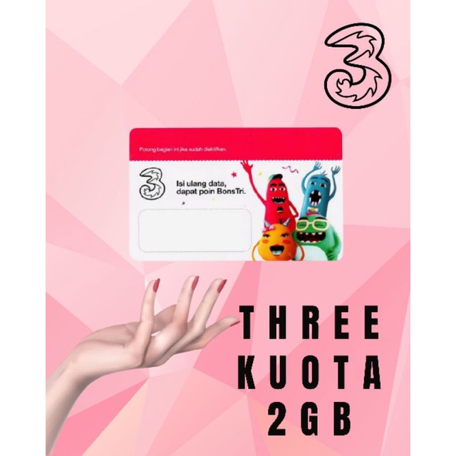 Jual VOUCHER DATA KUOTA THREE/3/TRI AON 2 GB | Shopee Indonesia
