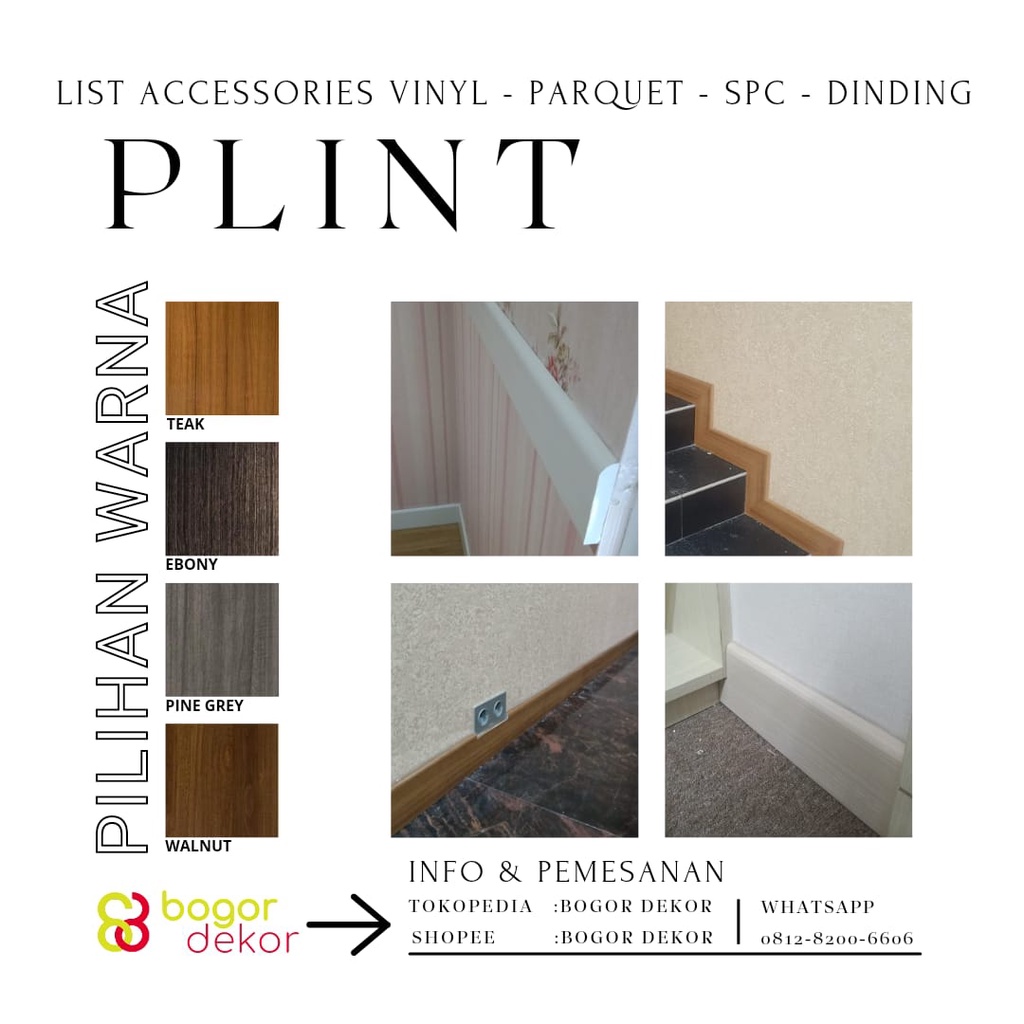 Harga Plint Lantai Pvc Motif Terbaru Agustus 2023 |BigGo Indonesia