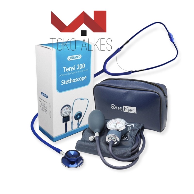 Jual PAKET SET TENSIMETER STETOSKOP ONEMED / TENSIMETER ANEROID ...