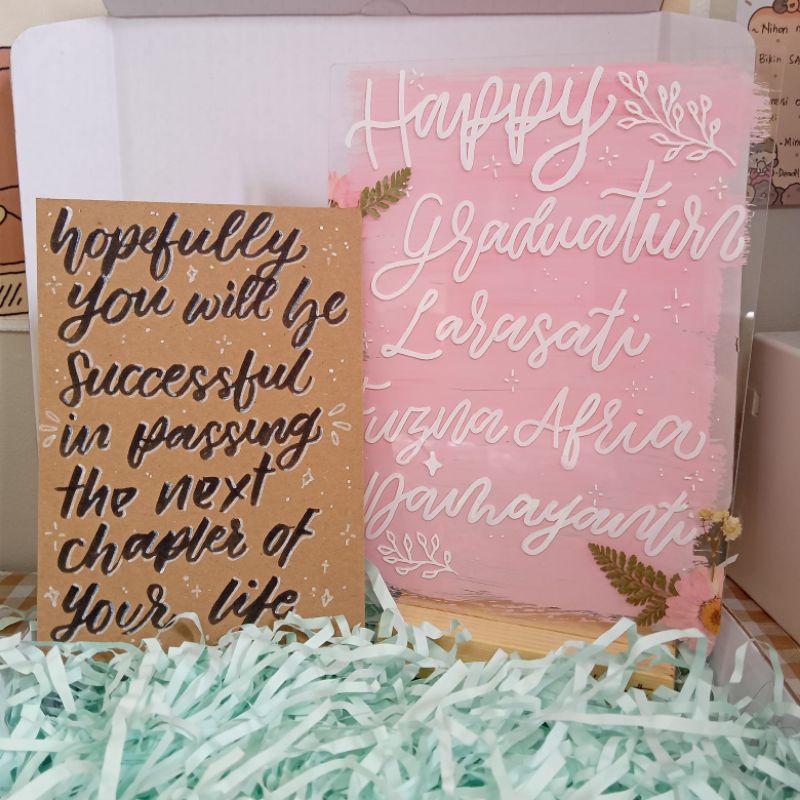 Jual VARIASI TAMBAHAN ACRYLIC STAND CUSTOM (HAND LETTERING) Indonesia ...