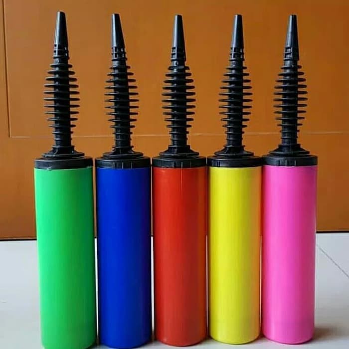 Jual Pompa balon tangan manual warna warni | Shopee Indonesia