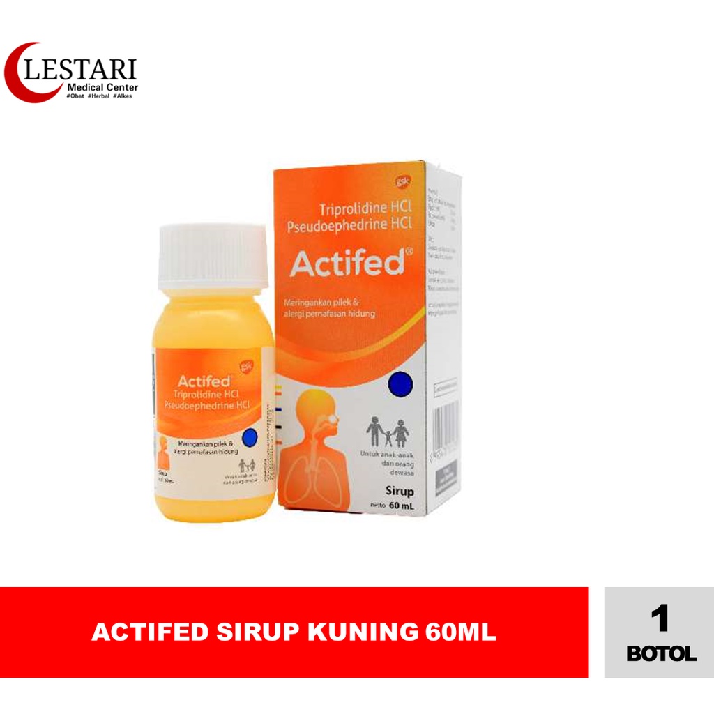 Jual Actifed Sirup Kuning 60ml | Shopee Indonesia