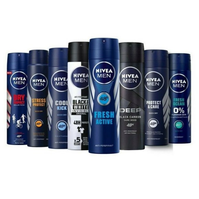 Jual NIVEA MEN Deodorant Spray 150 ml | Shopee Indonesia