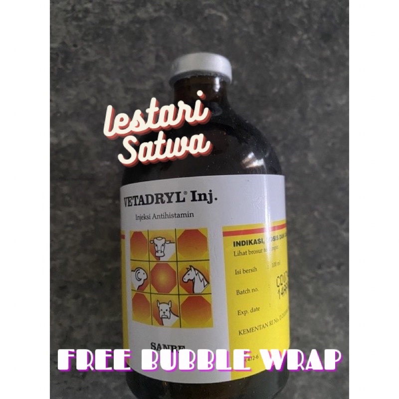 Jual VETADRYL Inj SANBE 100 ml | Shopee Indonesia Jual VETADRYL Inj SANBE 100 ml | Shopee Indonesia