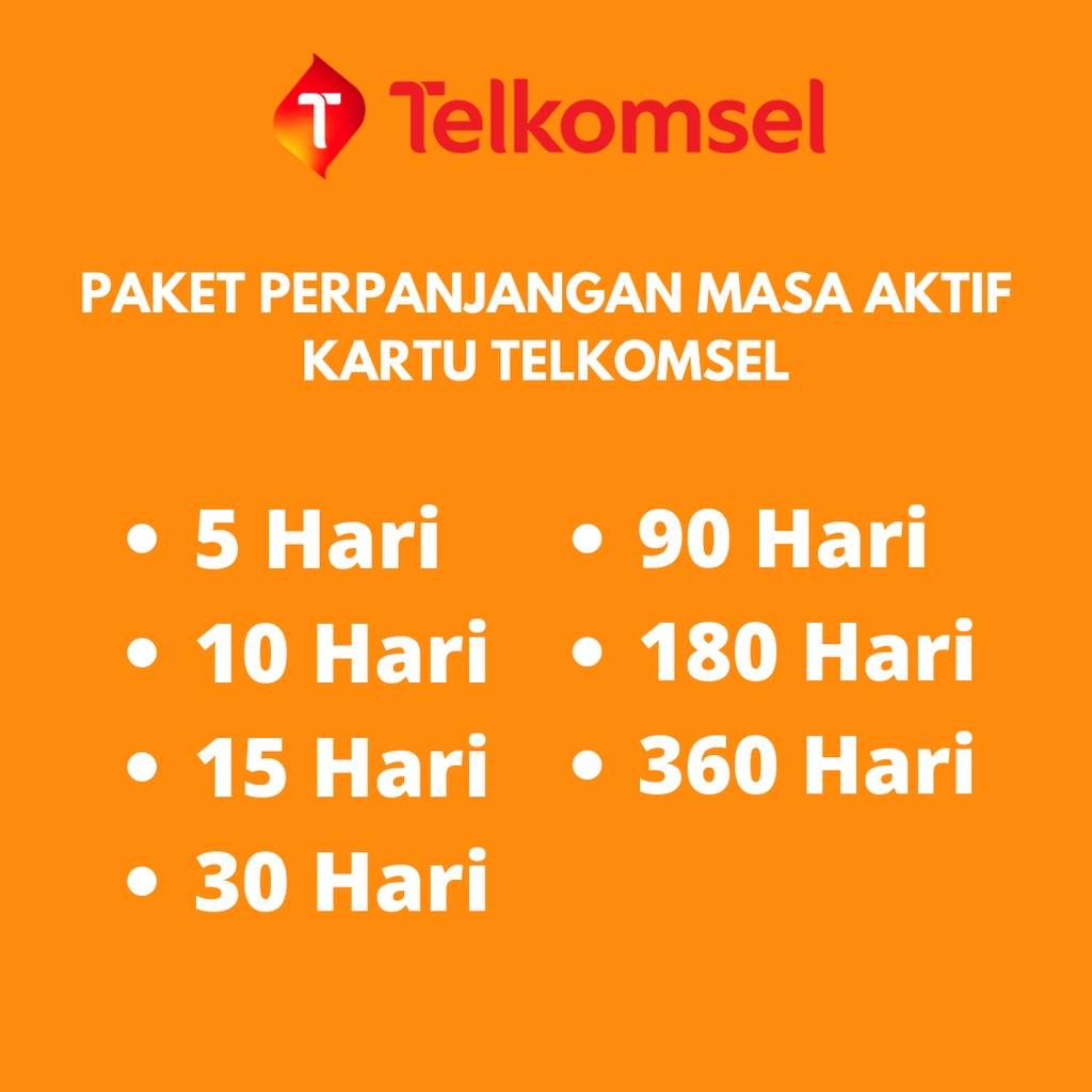Jual PAKET PERPANJANGAN MASA AKTIF KARTU TELKOMSEL SIMPATI AS LOOP BYU ...