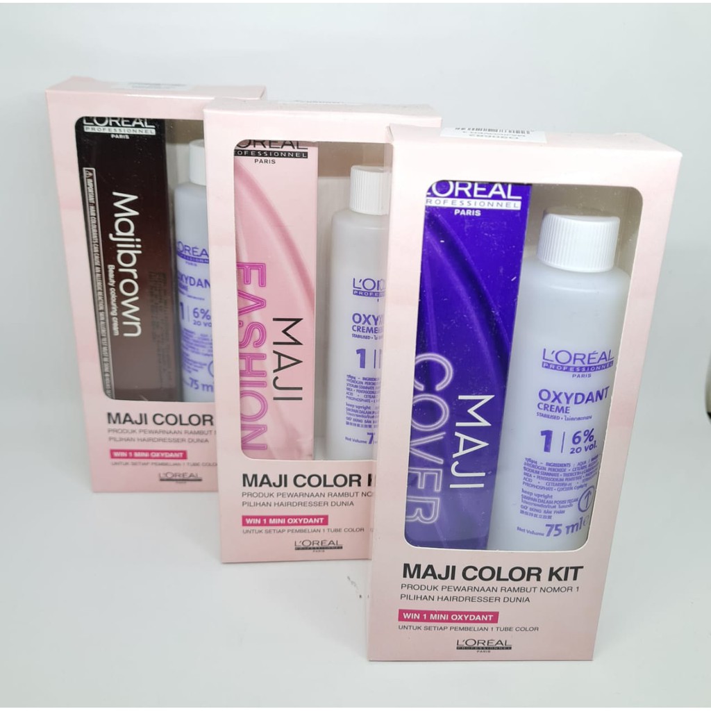 Jual LOREAL Maji Color Kit ( Maji fashion / Maji cover / Maji brown ...