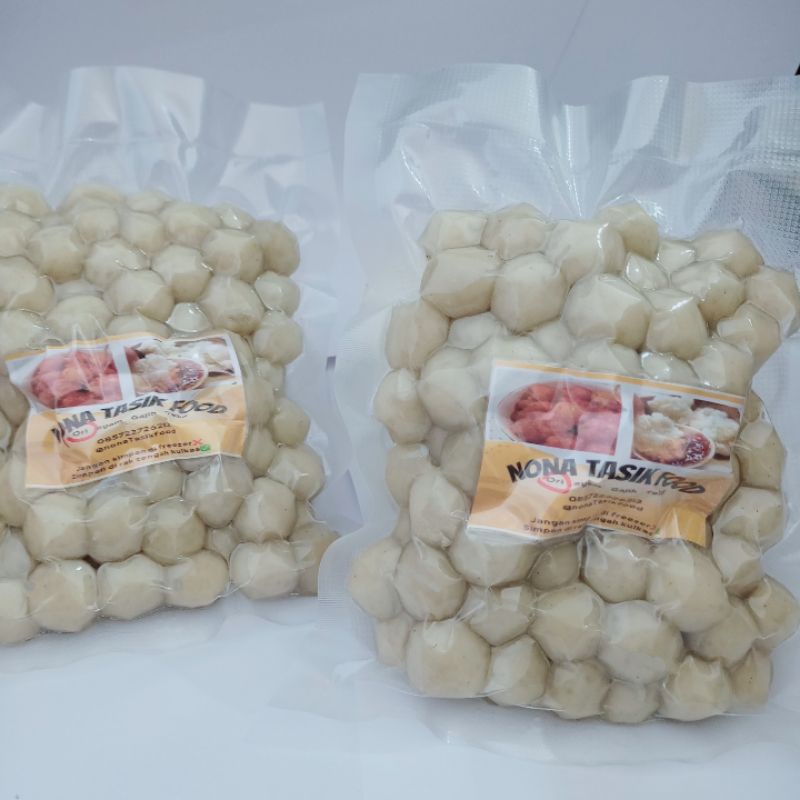 Jual Cilok Mini Nona Khas Tasik 100 Pcs / Baso Aci / Bacil / Cilok ...