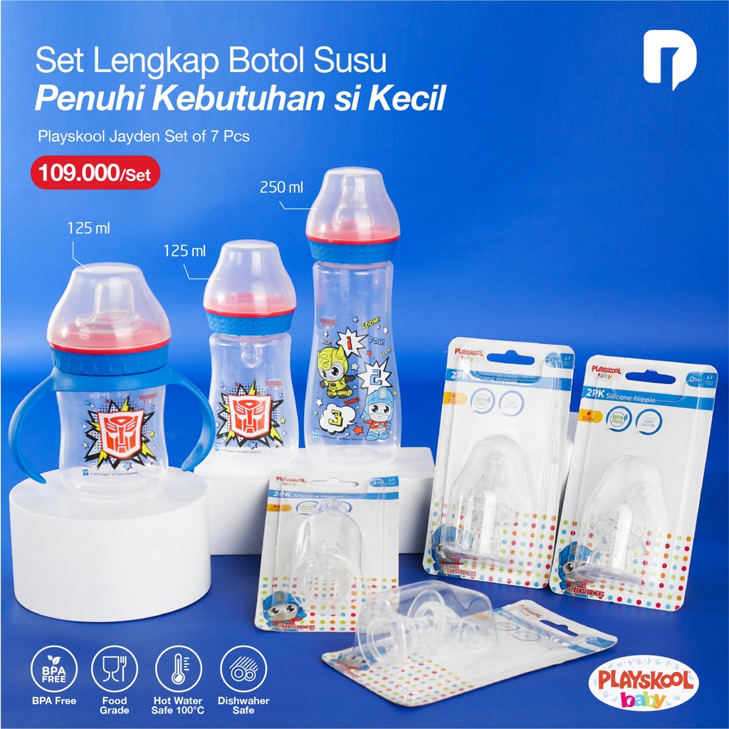 Jual Playskool Jayden Baby Botol Set of 7 Pcs | Shopee Indonesia