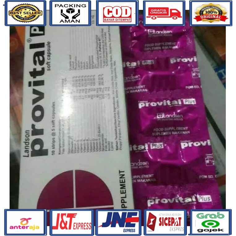 Jual provital plus lembaran isi 5capsul | Shopee Indonesia