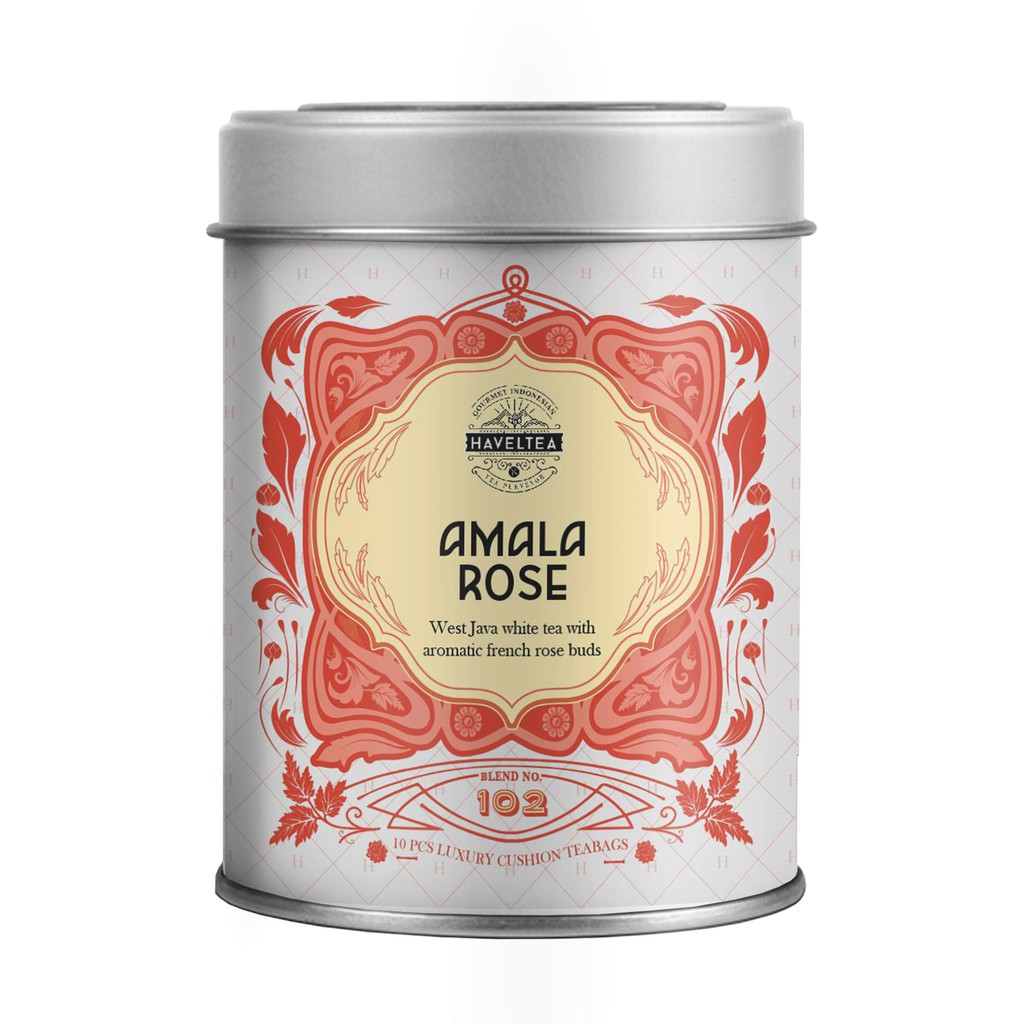 AMALA ROSE | Big Tin | Haveltea | Teh Putih Mawar | Floral Tea | Shopee ...