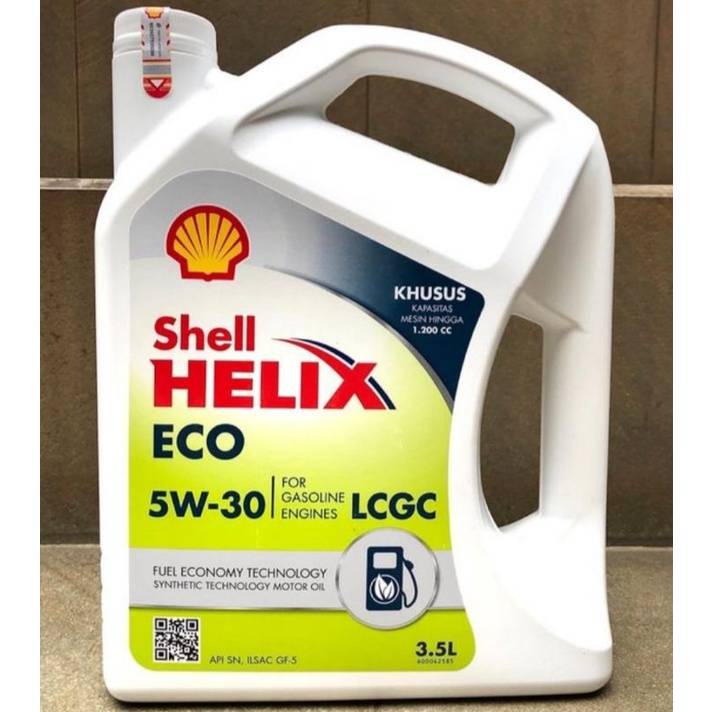 Jual Shell Helix Eco 5W-30 Galon 3,5 Liter Indonesia|Shopee Indonesia