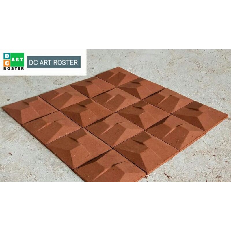 Jual Roster Bata Tempel Jakarta Wall Panel Dinding 3D Terlaris Motif ...