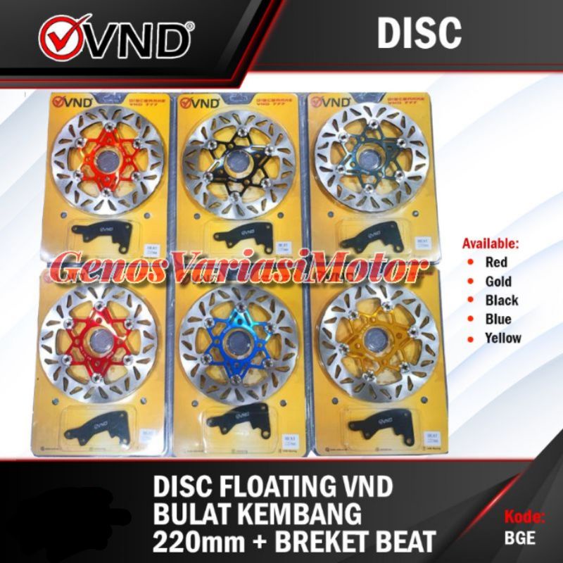 Jual VND Piringan Cakram VND Model Psm 220 mm Floating Disc Brake ...