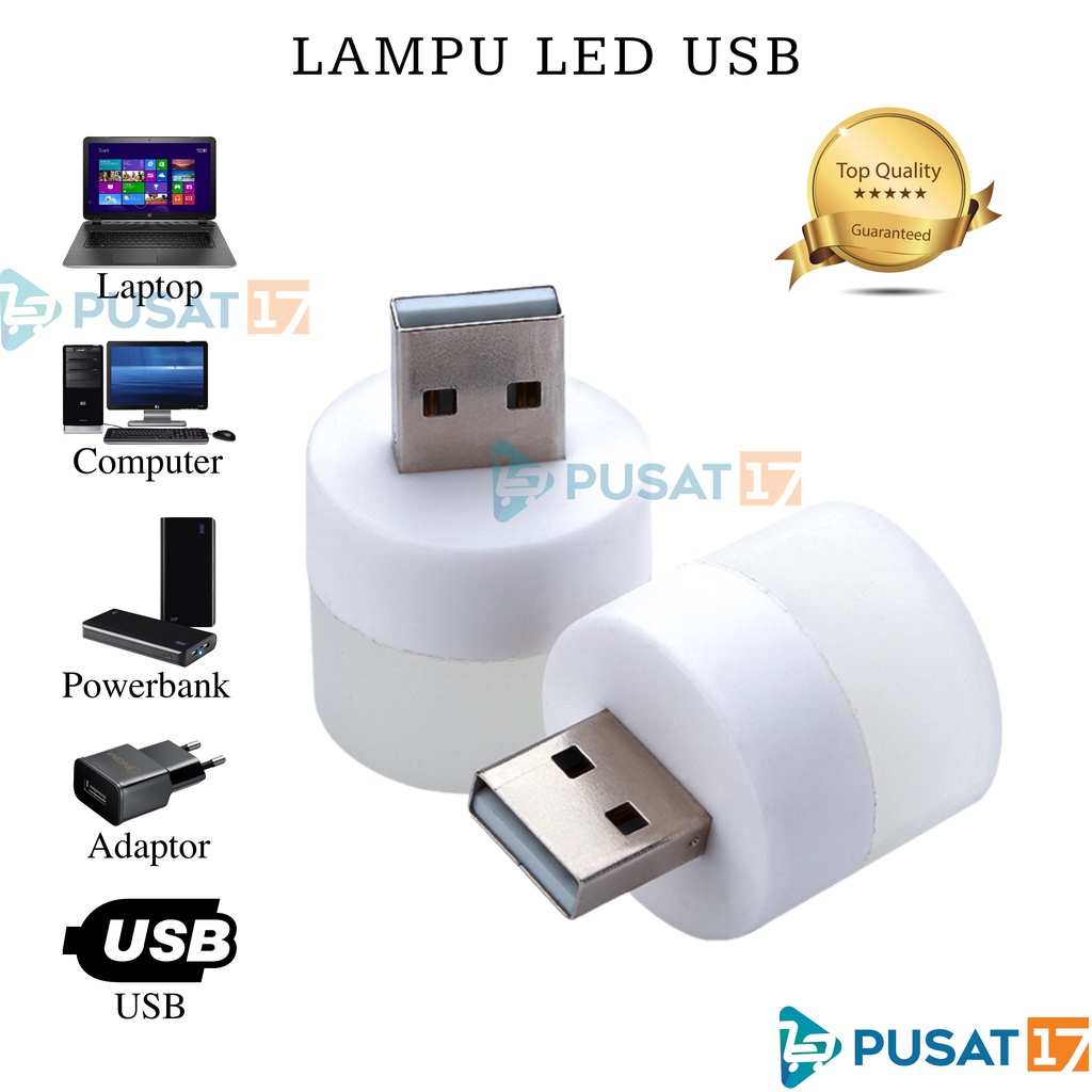 Jual PUSAT17 LAMPU LED USB MINI / LAMPU MINI LED USB PORTABLE KECIL / LAMPU BACA LAMPU TIDUR ...