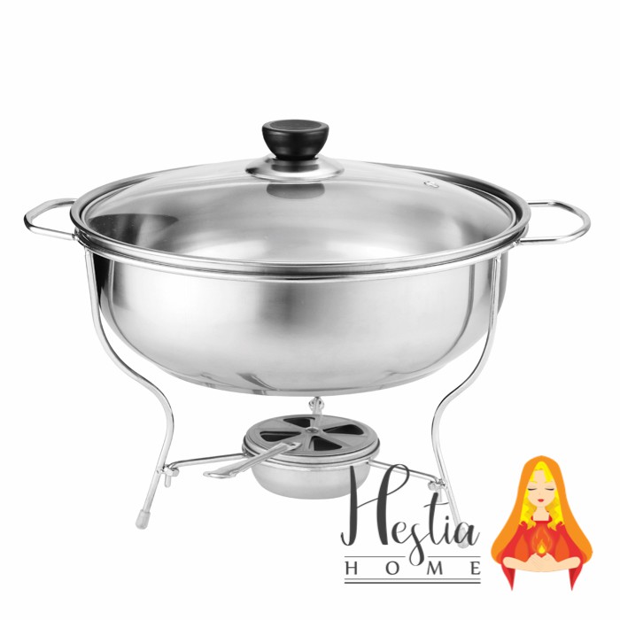 Jual HOME PRO Round Warmer Stove / Pemanas Makanan Bulat / Prasmanan ...