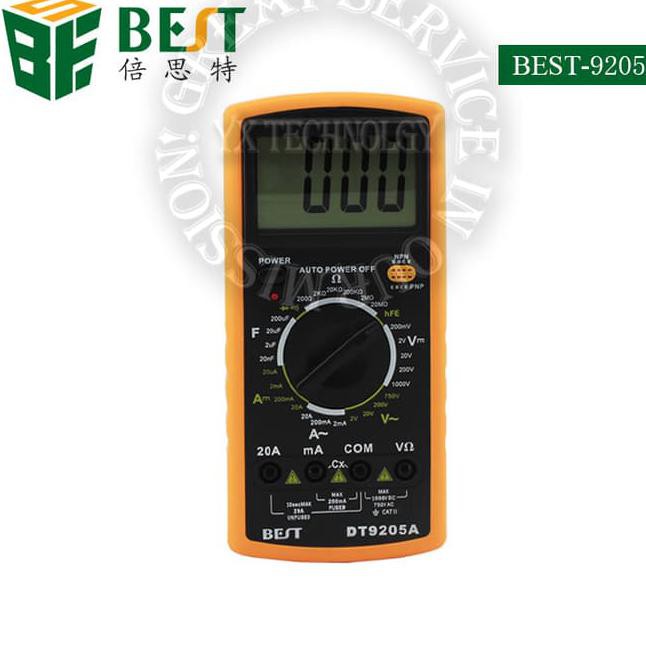 Jual Digital Multimeter BEST 9205A - Multitester VOM AC DC Resistance ...
