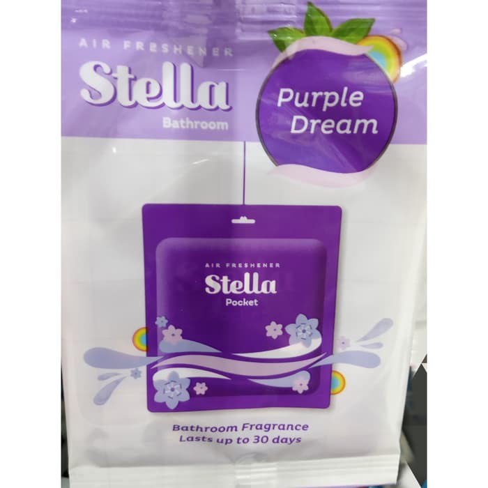 Jual Stella pocket bathroom pengharum ruangan purple dream 10g | Shopee ...