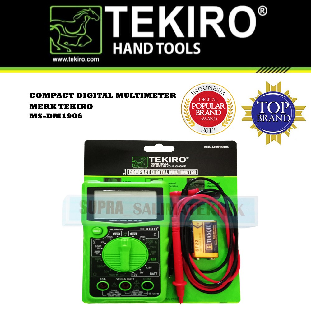 Jual TEKIRO MULTIMETER DIGITAL/COMPACT DIGITAL MULTIMETER TEKIRO ...