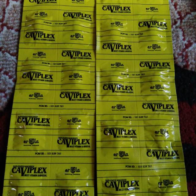 Jual Vitamin Caviplex 1 strip (10 kapsul) | Shopee Indonesia