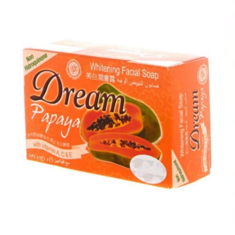 Jual Dream Facial Bar Soap Papaya sabun muka pepaya 100g | Shopee Indonesia