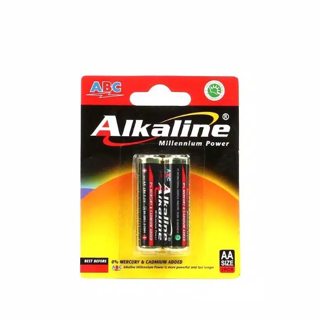 Jual Battery A2 / Baterai Batre ABC Alkaline AA isi 2 pcs | Shopee Indonesia