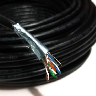 Jual Kabel LAN STP Outdoor CAT5E SPECTRA FTP CAT5E 1 box roll roll dus ...