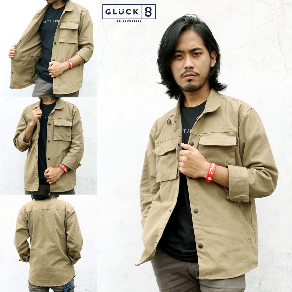 Jual JAKET SEMI PARKA TERBARU / JAKET SEMI PARKA WARNA KHAKY | Shopee ...