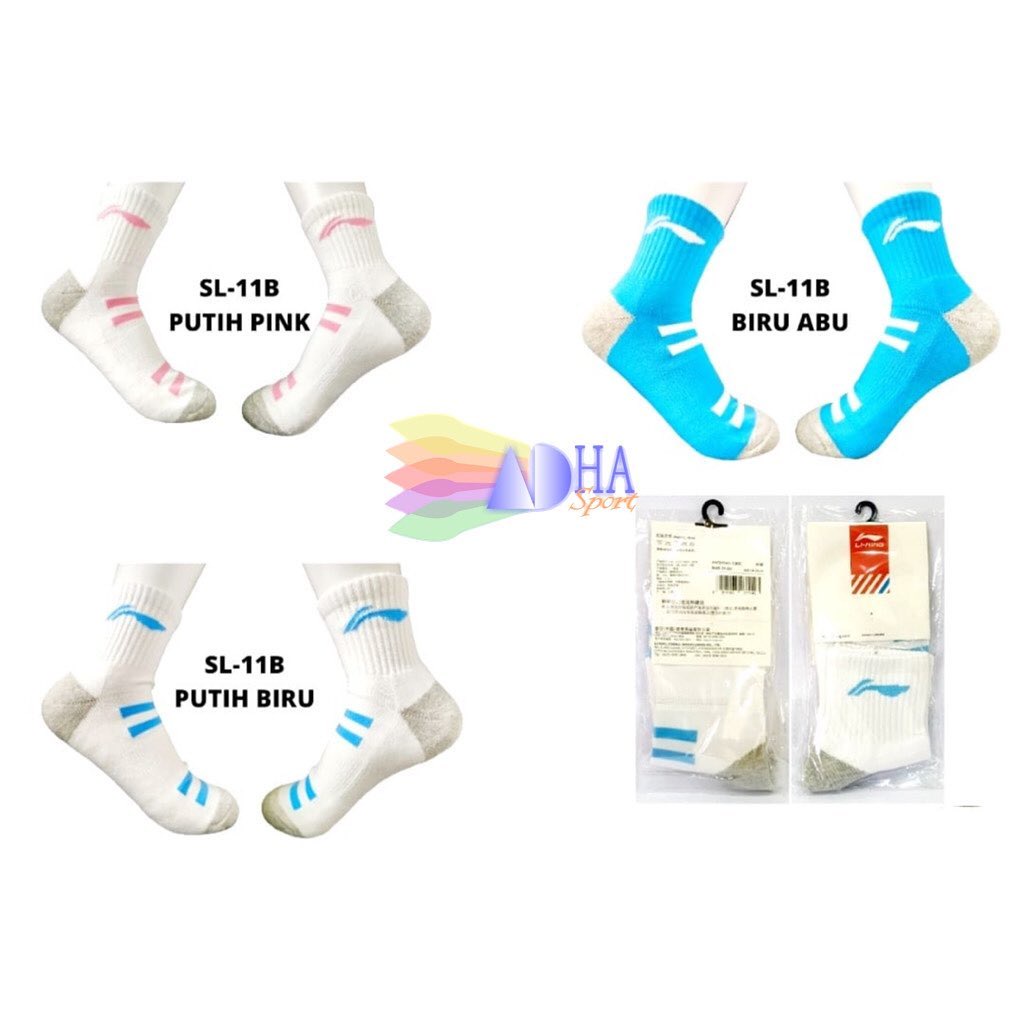 Jual Kaos Kaki Badminton Lining SL11 / SL-11 Bulutangkis Adha Sport Surabaya | Shopee Indonesia