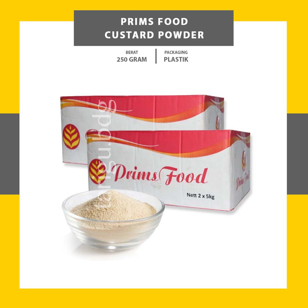 TEPUNG CUSTARD POWDER 250GR PRIMS FOOD - VLA PREMIX - VLA INSTANT ...