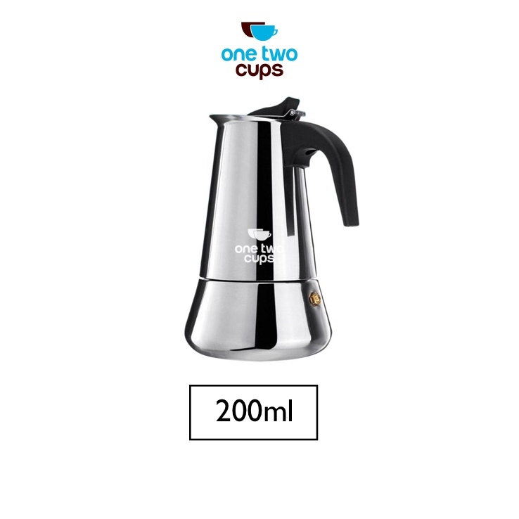 Jual One Two Cups Espresso Coffee Maker Moka Pot Teko Stovetop Filter ...