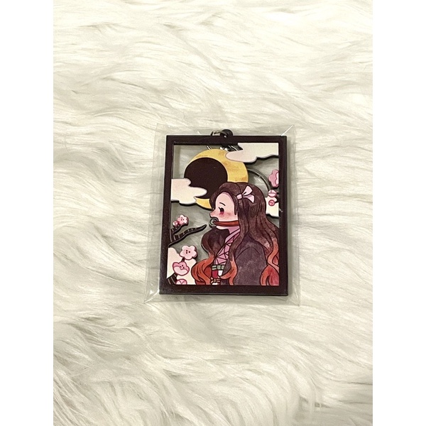 Jual KIMETSU NO YAIBA KEYCHAIN CHAR. NEZUKO & POSTER| Keychain anime ...