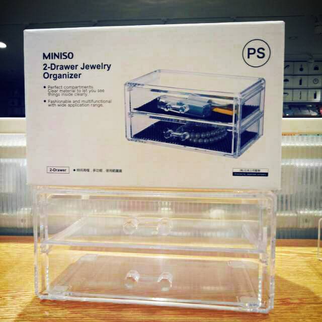 Jual Akrilik organizer drawer miniso | Shopee Indonesia