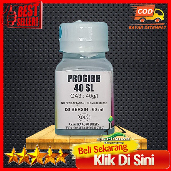 Jual Pupuk Hormon PROGIBB 40 SG 60ml Efektif Memacu Jumlah anakan ...