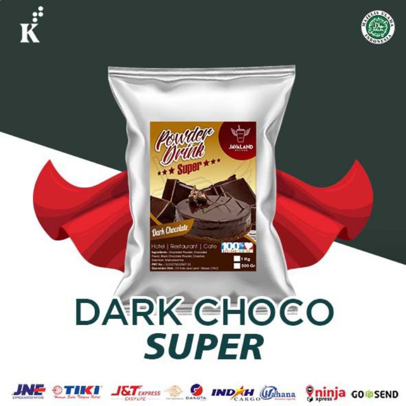 Jual Bubuk Minuman Super rasa Dark Choco 1 kg - Javaland | Shopee Indonesia