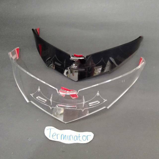 Jual Spoiler Helm NHK TERMINATOR GP PRO AKRILIK Free Buble Warp GPR ...