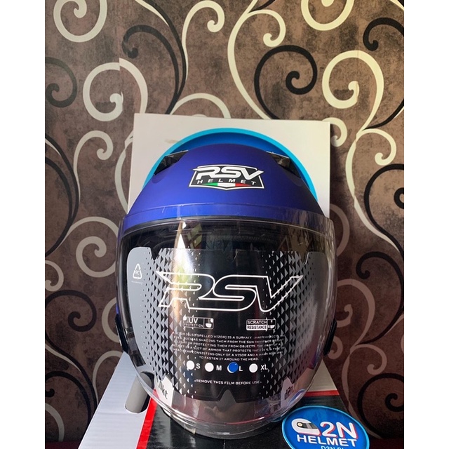 Jual Helm Rsv Sv300 Blue Mate | Shopee Indonesia