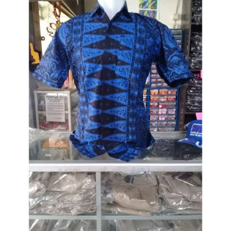 Jual BAJU BATIK PRIA LENGAN PENDEK BATIK BADUY BATIK ETHNIC BATIK KHAS ...