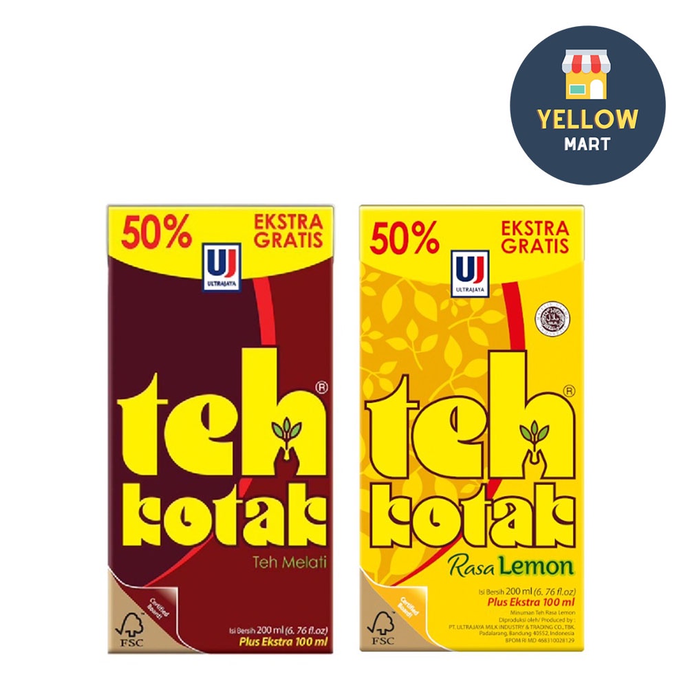 Jual Teh Kotak Variasi Rasa Original & Lemon 300 mL (YELLOWMART ...