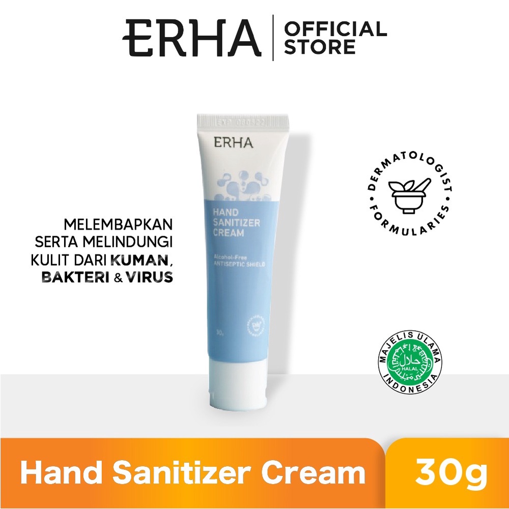 Jual ERHA Hand Sanitizer Cream 30g - Krim Hand Sanitizer | Shopee Indonesia