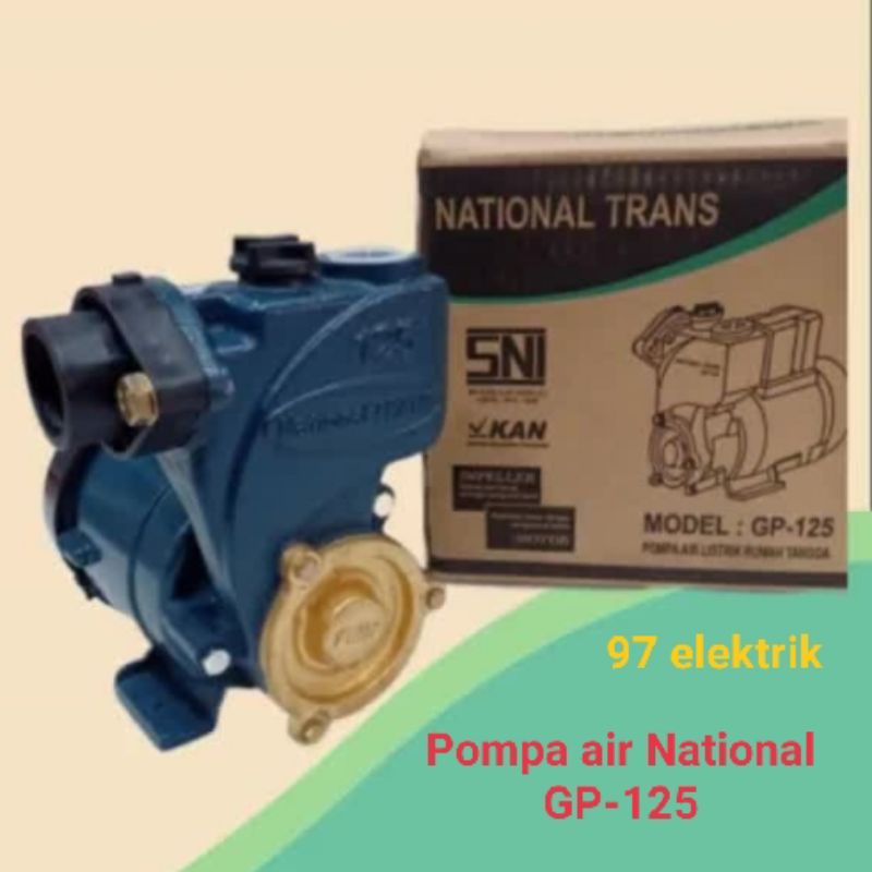 Jual Pompa Air National Trans Model : GP-125 garansi resmi | Shopee ...