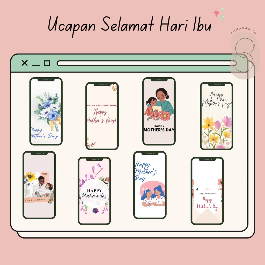 Jual Kartu Ucapan Ulang Tahun Ibu Mother's Day Cards Mom Birthday Cards ...