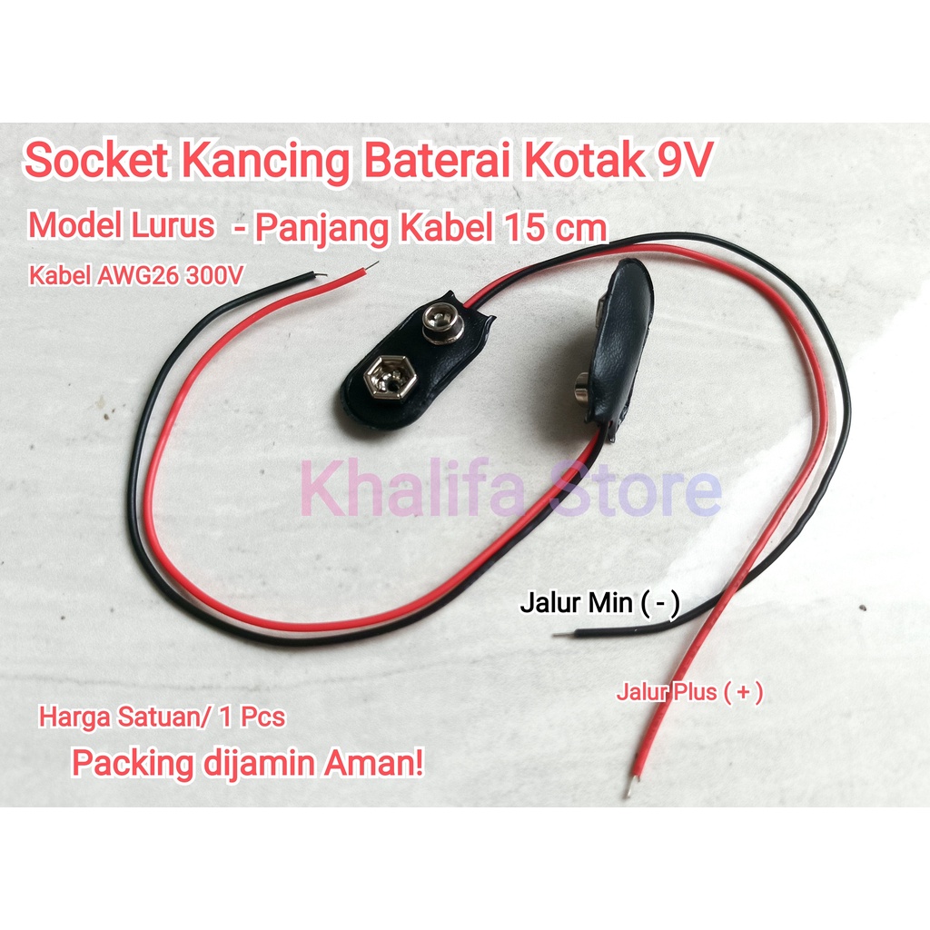 Jual Socket Soket Terminal Kancing Klip Kabel Baterai Battery Batre ...