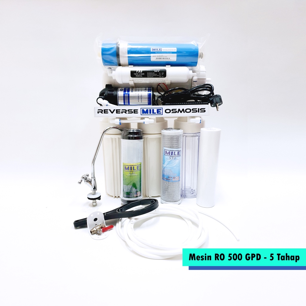 Jual Mesin RO 500 GPD 5 Tahap - Reserve Osmosis 500 GPD Undersink ...