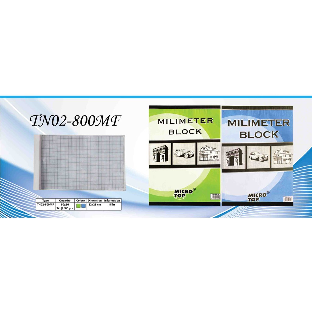 Jual MJ Buku Milimeter Blok Folio / Milimeter Block /Buku Kotak Kotak ...