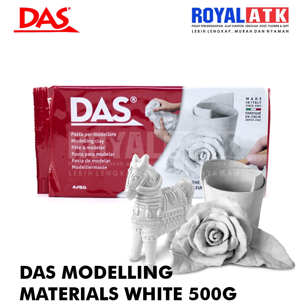 Jual Das Clay Putih 500 gram / Kerajinan Tanah Liat Indonesia|Shopee ...