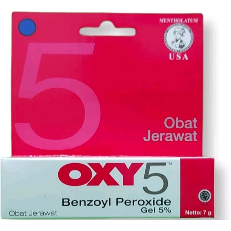 Jual Oxy 5 Benzoyl Peroxide Gel 5% 7gr | Shopee Indonesia