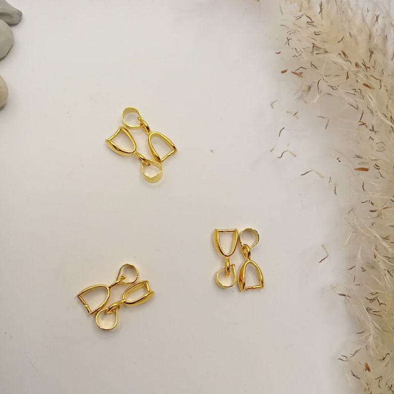 Jual pendant atau pengait liontin gold dan silver | Shopee Indonesia