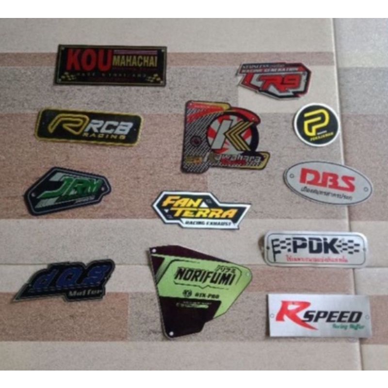 Jual EMBLEM KNALPOT RACING / Logo merk kenalpot racing | Shopee Indonesia