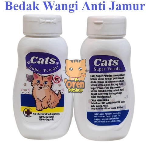 Jual Cat Super Powder Bedak Wangi Kucing Anti Jamur floral green flo ...